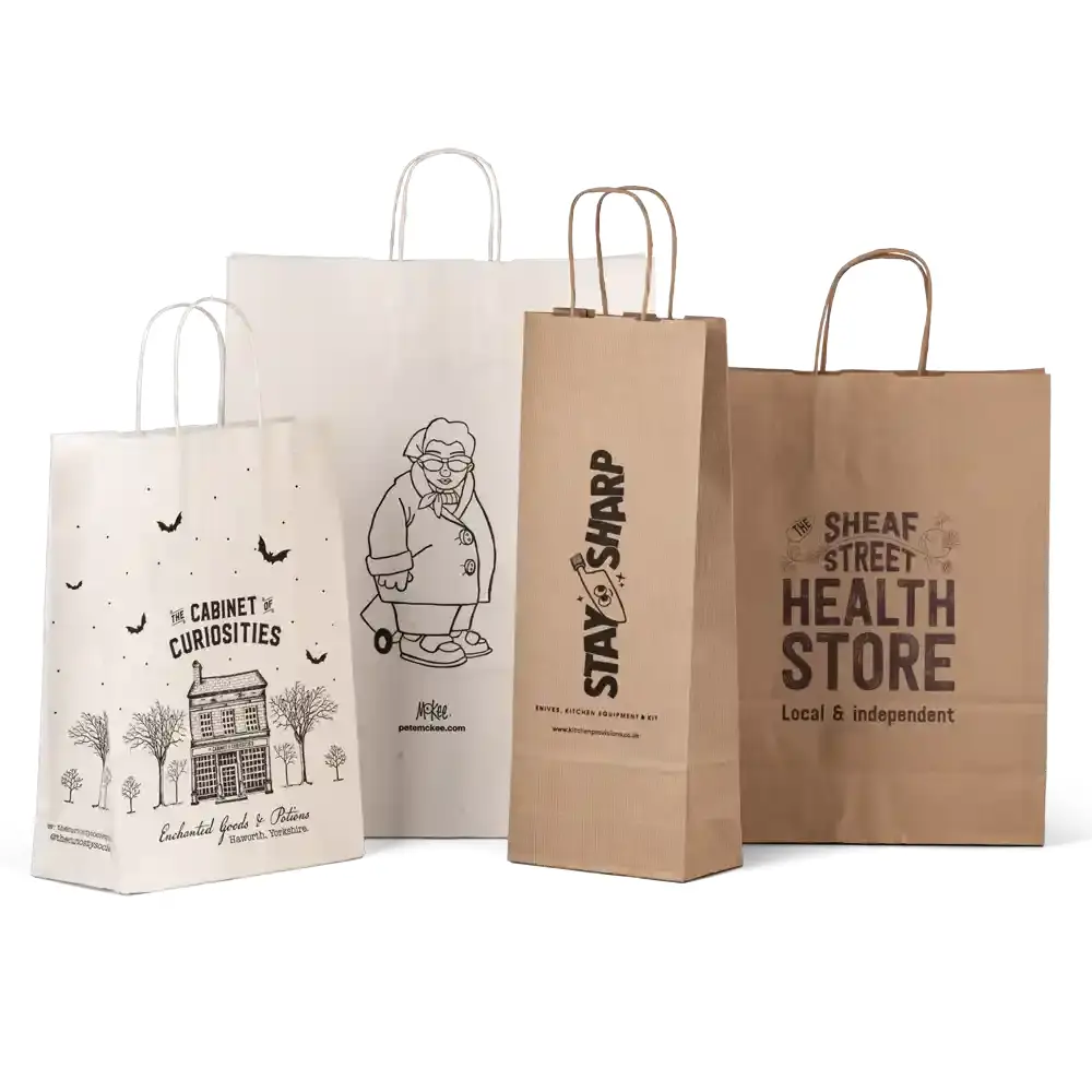 Printed Paper Carrier Bags | Rocaba Pack Ireland